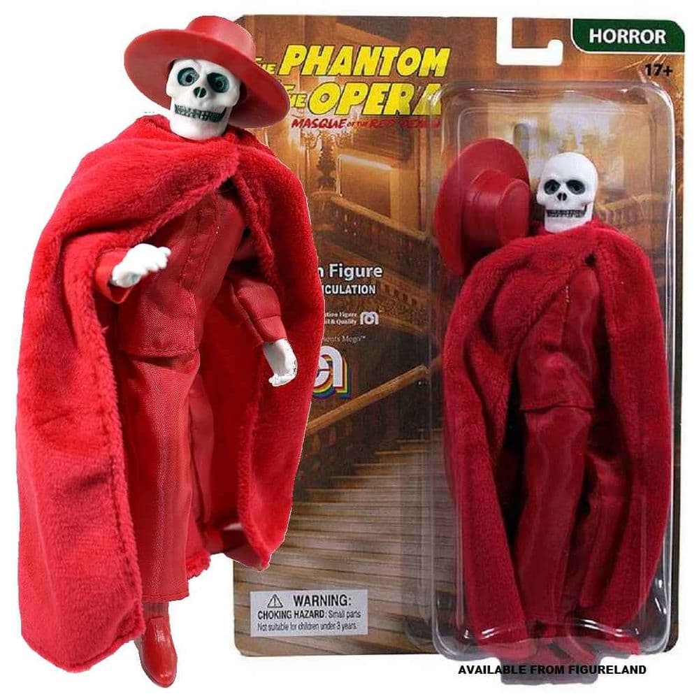 THE PHANTOM OF THE OPERA MASQUE OF THE RED DEATH 8" CLOTHED ACTION ...