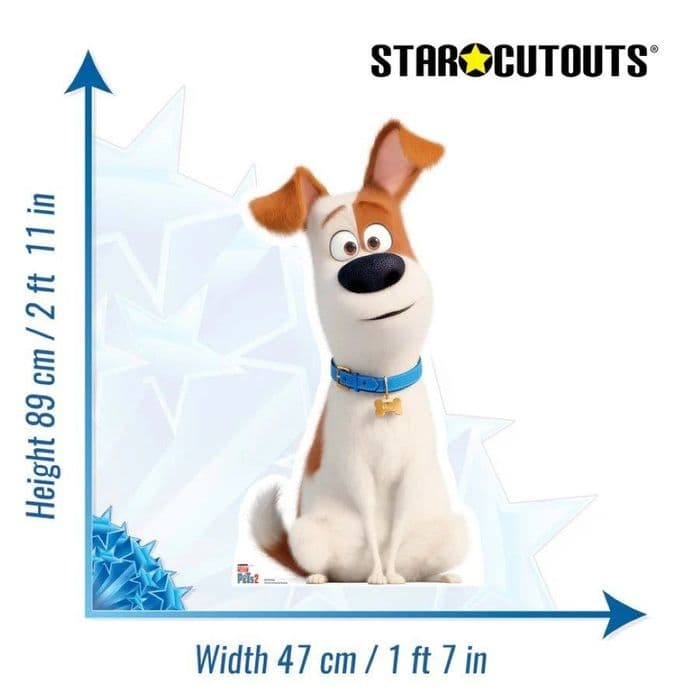 THE SECRET LIFE OF PETS MAX CARDBOARD CUT OUT