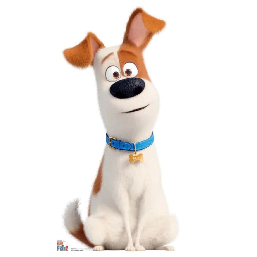 THE SECRET LIFE OF PETS MAX CARDBOARD CUT OUT