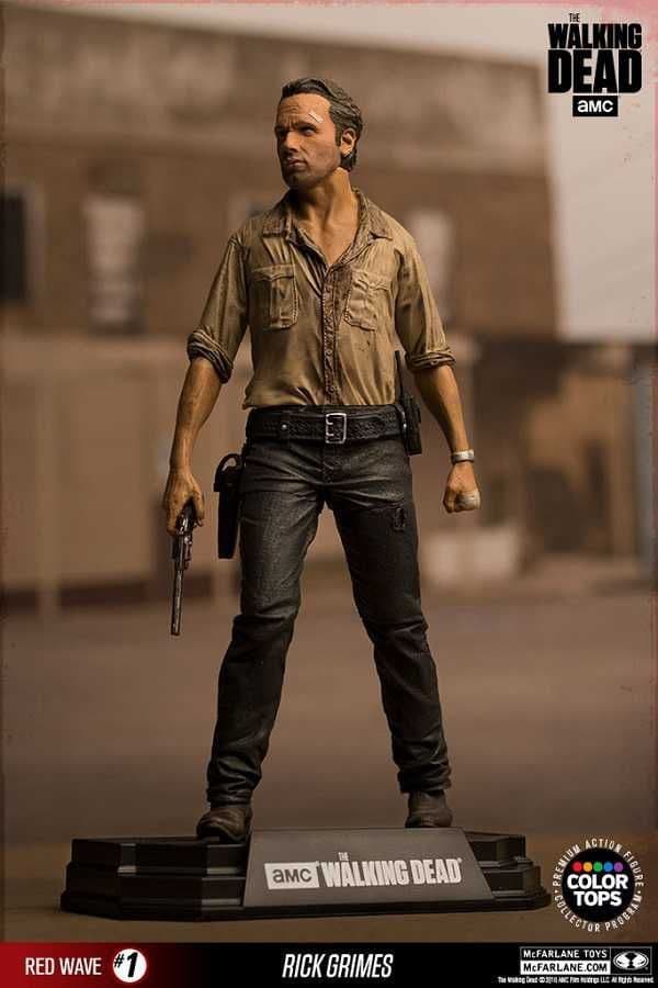 THE WALKING DEAD TV RICK GRIMES 7" COLOUR TOPS ACTION FIGURE FROM ...