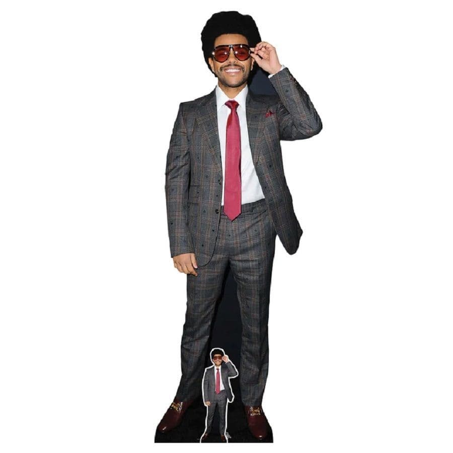 THE WEEKND ABEL MAKKONEN TESFAYE LIFE SIZE CARDBOARD CUT OUT