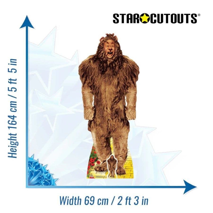 THE WIZARD OF OZ COWARDLY LION CARDBOARD CUT OUT