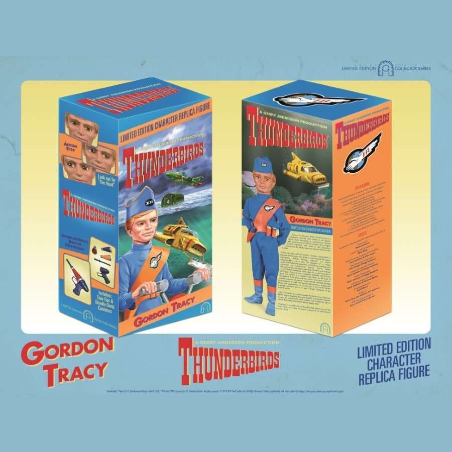 THUNDERBIRDS INTERNATIONAL RESCUE GORDON TRACY 1 6 CHARACTER REPLICA ...
