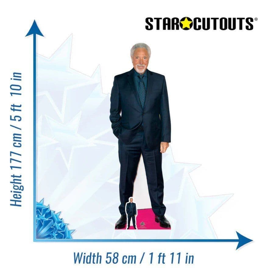 TOM JONES LIFE SIZE CARDBOARD CUT OUT