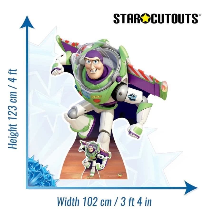 TOY STORY BUZZ LIGHTYEAR INFINITY AND BEYOND CARDBOARD CUT OUT