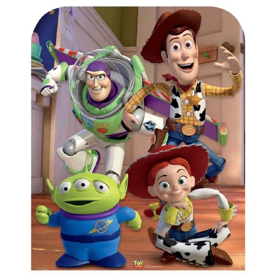TOY STORY STAND IN CHILD SIZE CARDBOARD CUT OUT