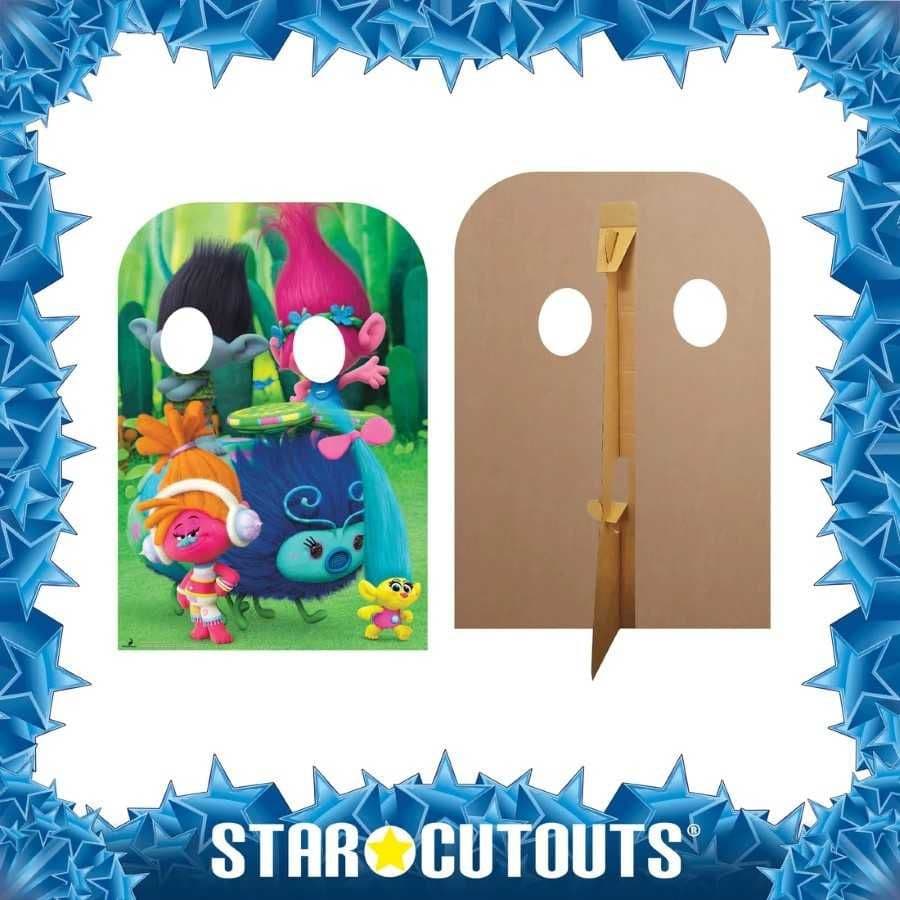 TROLLS CAN T STOP THE FEELING LEFT SIDE STAND IN CHILD SIZE CARDBOARD ...