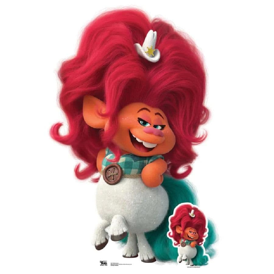 TROLLS DELTA DAWN LARGE SIZE CARDBOARD CUT OUT