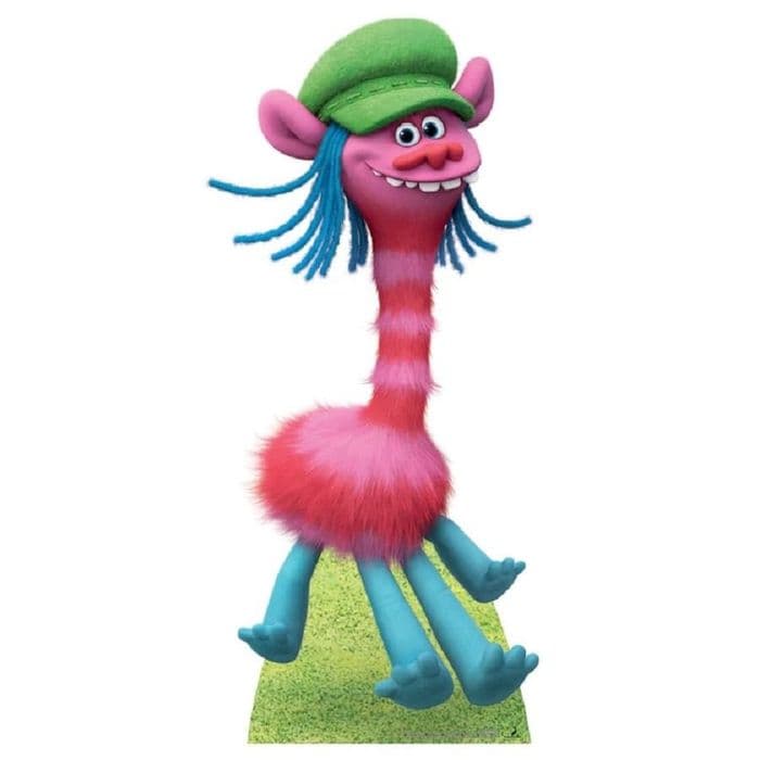 TROLLS GOOFY GRIN COOPER GIRAFFE CARDBOARD CUT OUT