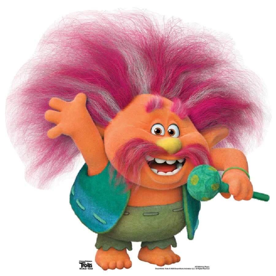 TROLLS KING PEPPY CARDBOARD CUT OUT