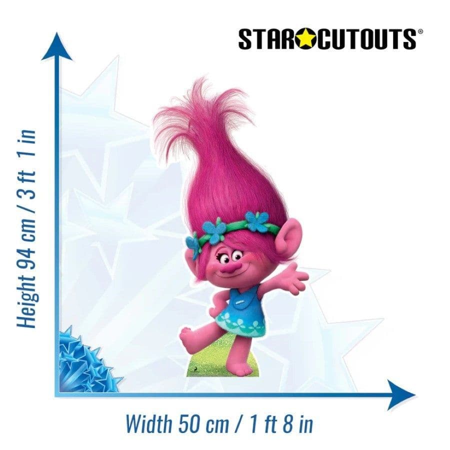 Trolls Princess Poppy Cardboard Cut Out
