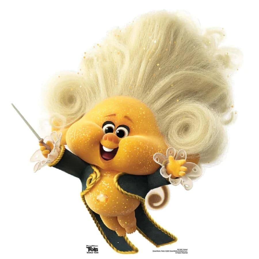 TROLLS TROLLZART CLASSICAL COMPOSER CARDBOARD CUT OUT 5