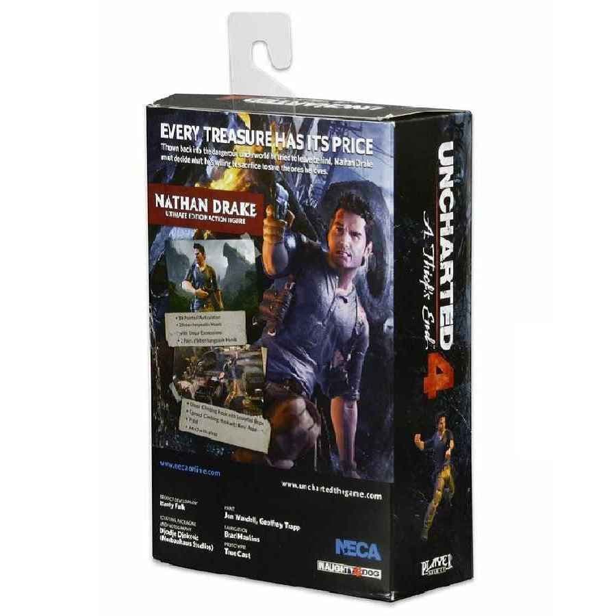 UNCHARTED 4 ULTIMATE NATHAN DRAKE 7" ACTION FIGURE FROM NECA