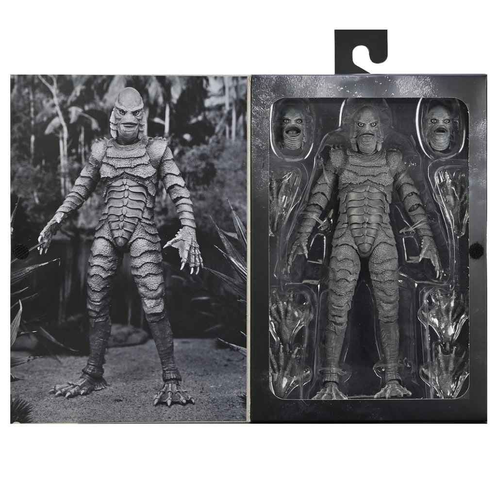 UNIVERSAL MONSTERS ULTIMATE CREATURE FROM THE BLACK LAGOON B&W 7" SCALE ...