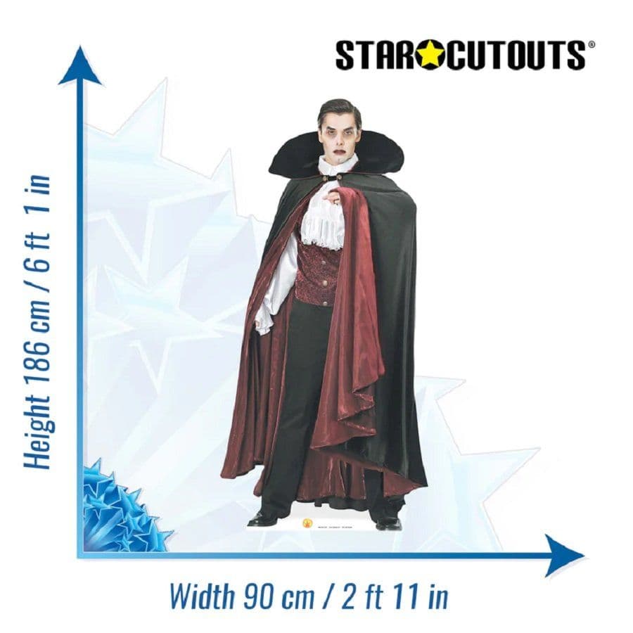 VAMPIRE LIFE SIZE CARDBOARD CUT OUT