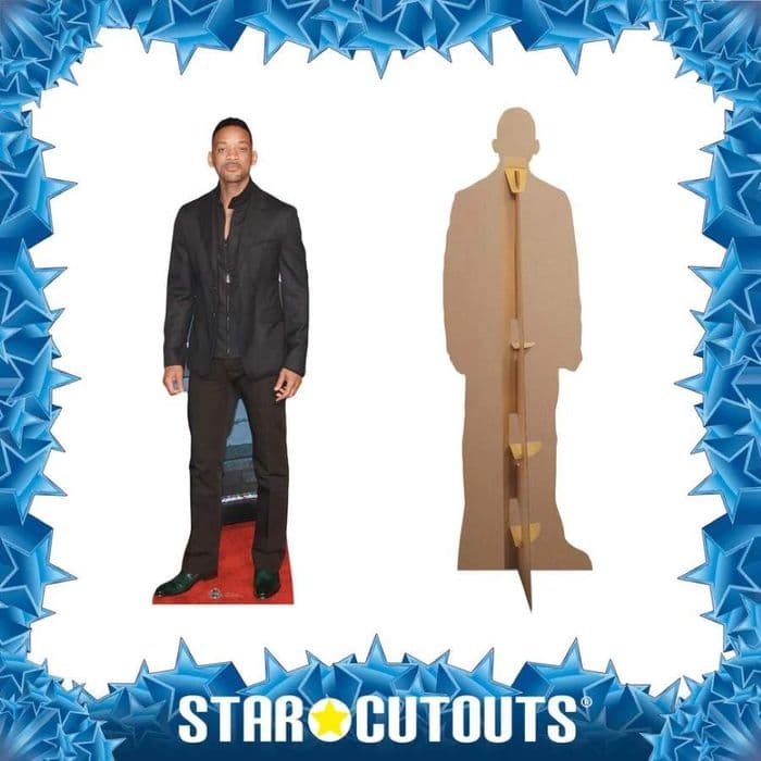 WILL SMITH LIFE SIZE CARDBOARD CUT OUT