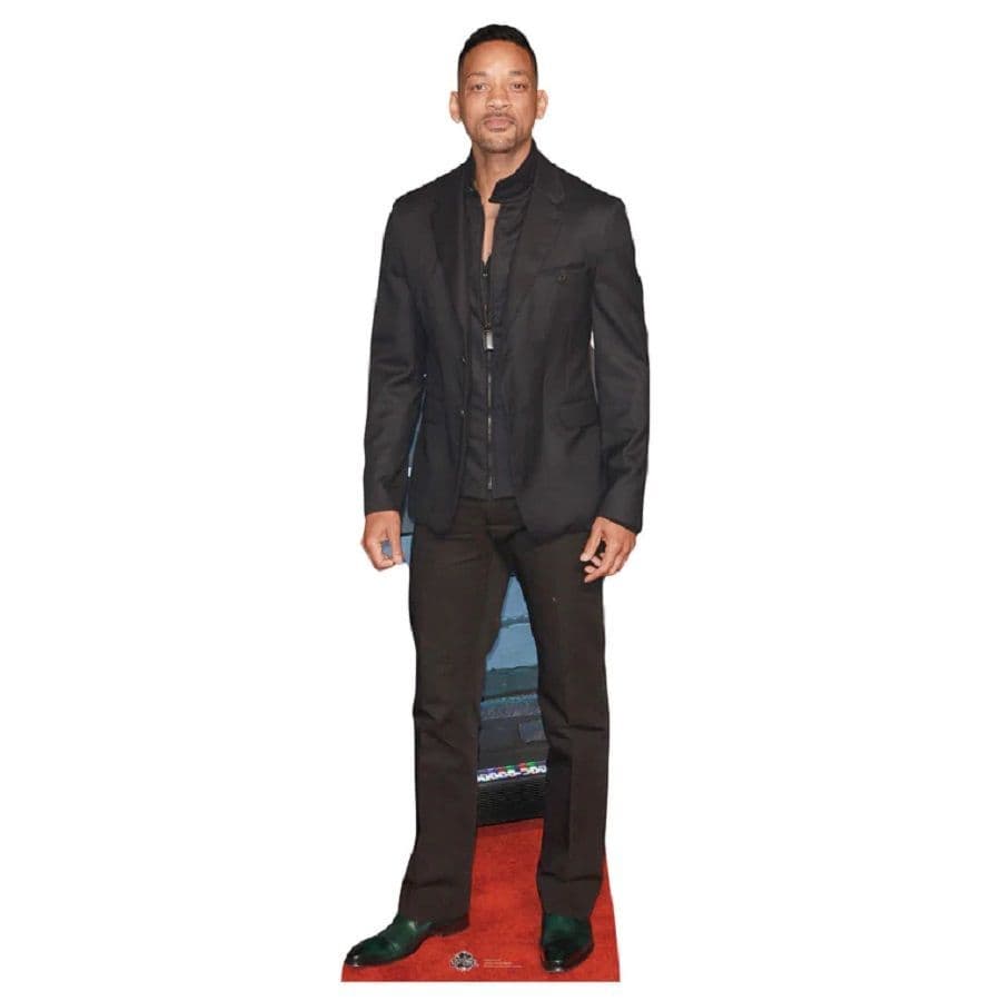 WILL SMITH LIFE SIZE CARDBOARD CUT OUT