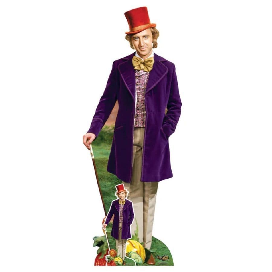 WILLY WONKA AND THE CHOCOLATE FACTORY GENE WILDER LIFE SIZE CARDBOARD ...
