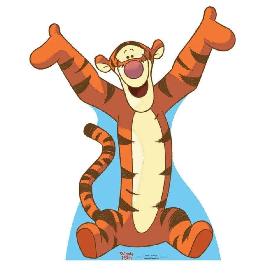 WINNIE THE POOH TIGGER CARDBOARD CUT OUT