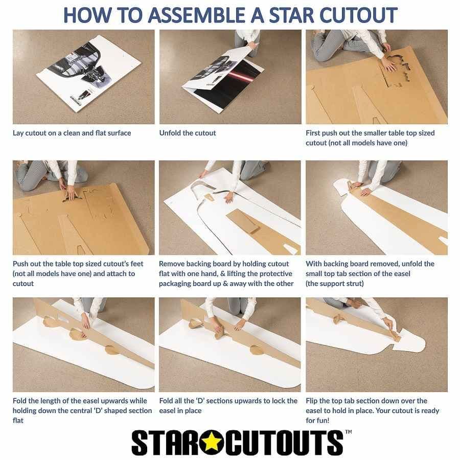 WONDER WOMAN GAL GADOT GRAPHIC STYLE LIFE SIZE CARDBOARD CUT OUT