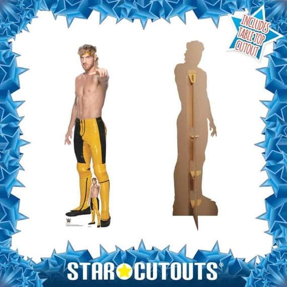 WWE LOGAN PAUL LIFE SIZE CARDBOARD CUT OUT