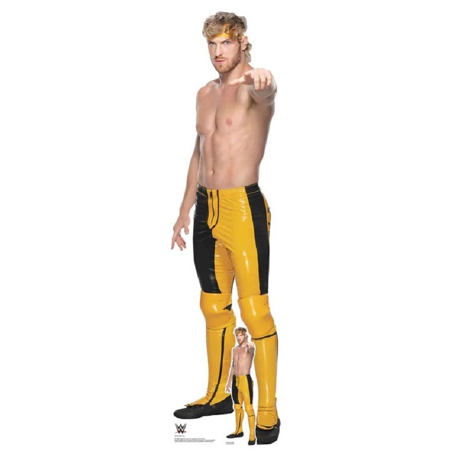 WWE LOGAN PAUL LIFE SIZE CARDBOARD CUT OUT