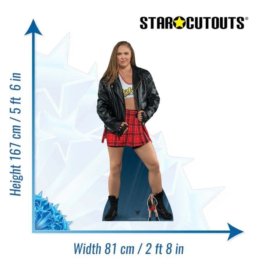 WWE RONDA ROUSEY LIFE SIZE CARDBOARD CUT OUT
