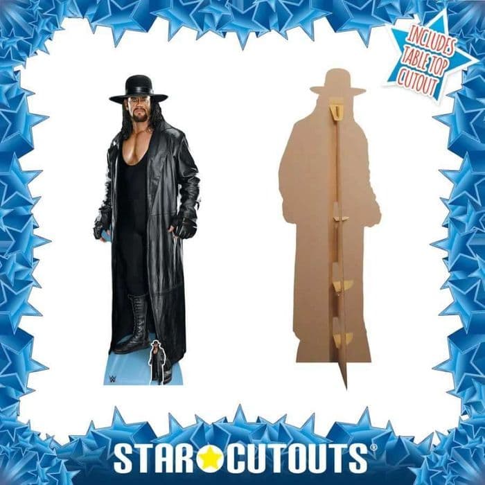 WWE THE UNDERTAKER WITH COAT AND HAT LIFE SIZE CARDBOARD CUT OUT