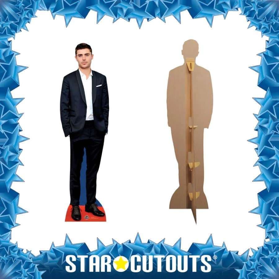 ZAC EFRON IN SUIT LIFE SIZE CARDBOARD CUT OUT