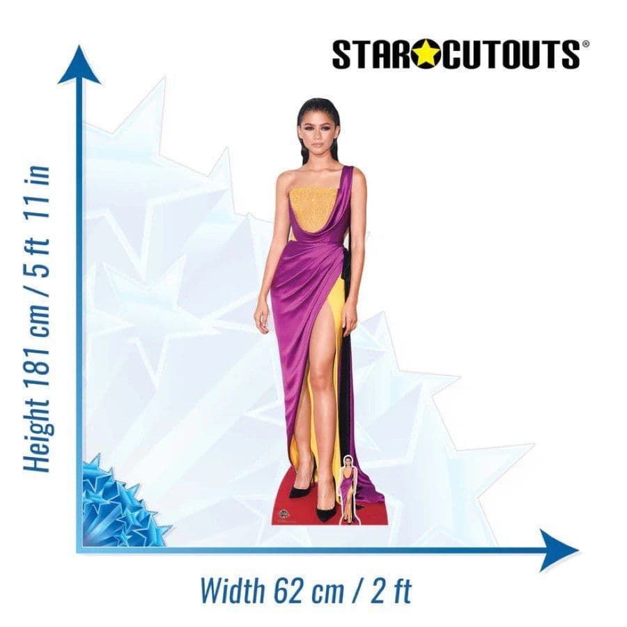 ZENDAYA LIFE SIZE CARDBOARD CUT OUT