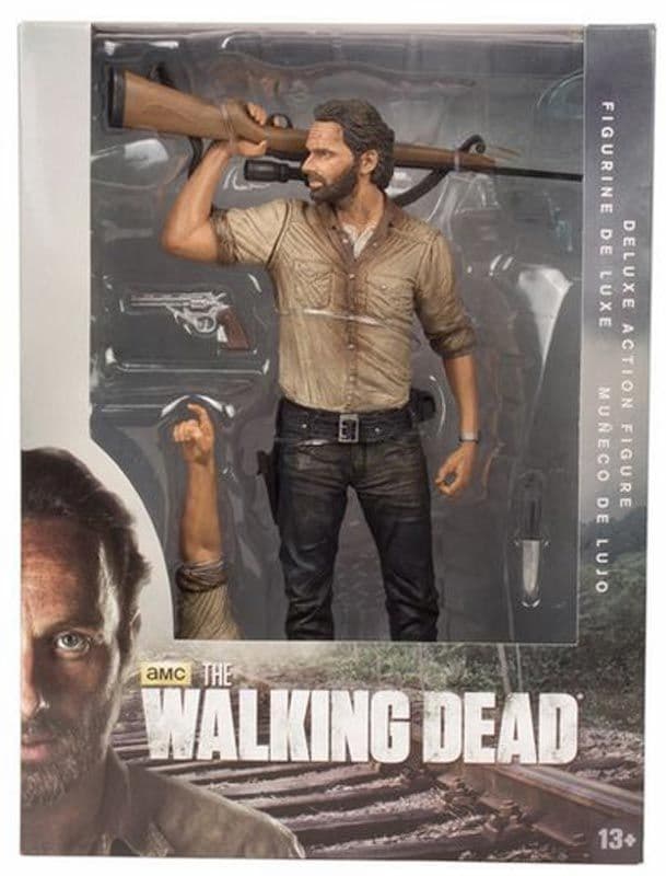 THE WALKING DEAD DELUXE 10" RICK GRIMES ACTION FIGURE FROM MCFARLANE TOYS