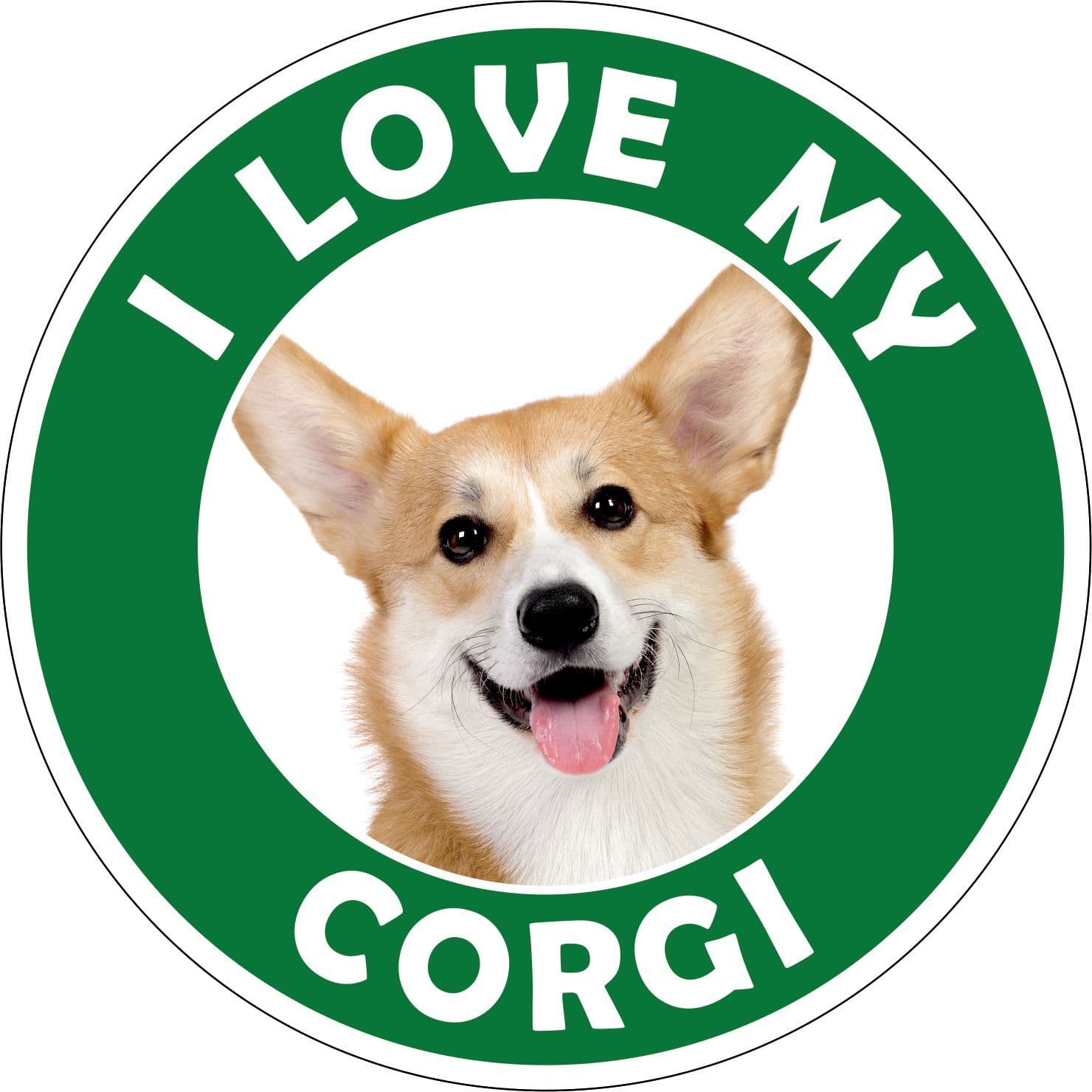 Corgi sticker