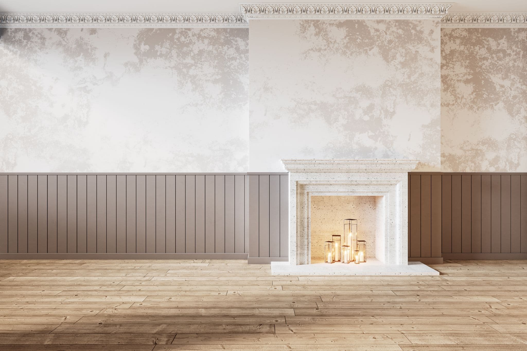 V Groove wall panelling kit 1 2m x 1 2m