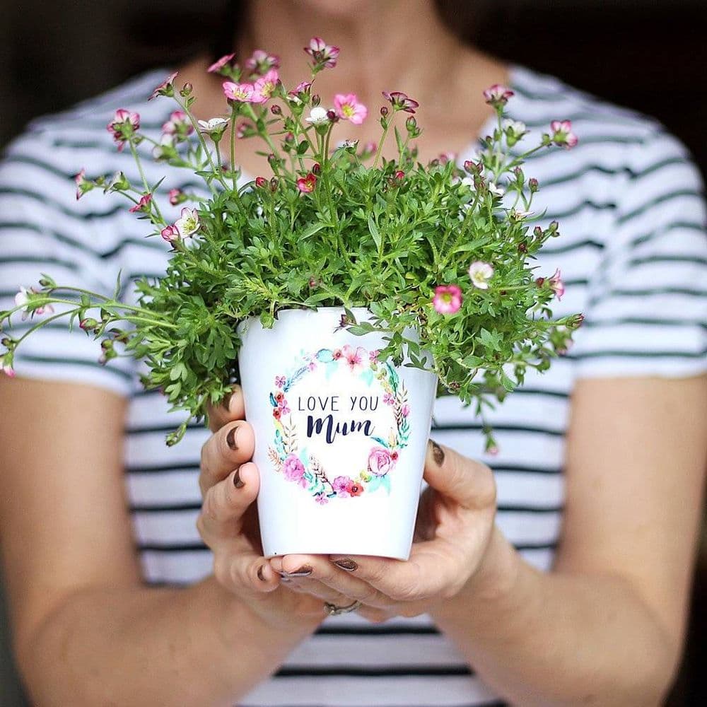 Love You Mum Personalised Plant Pot