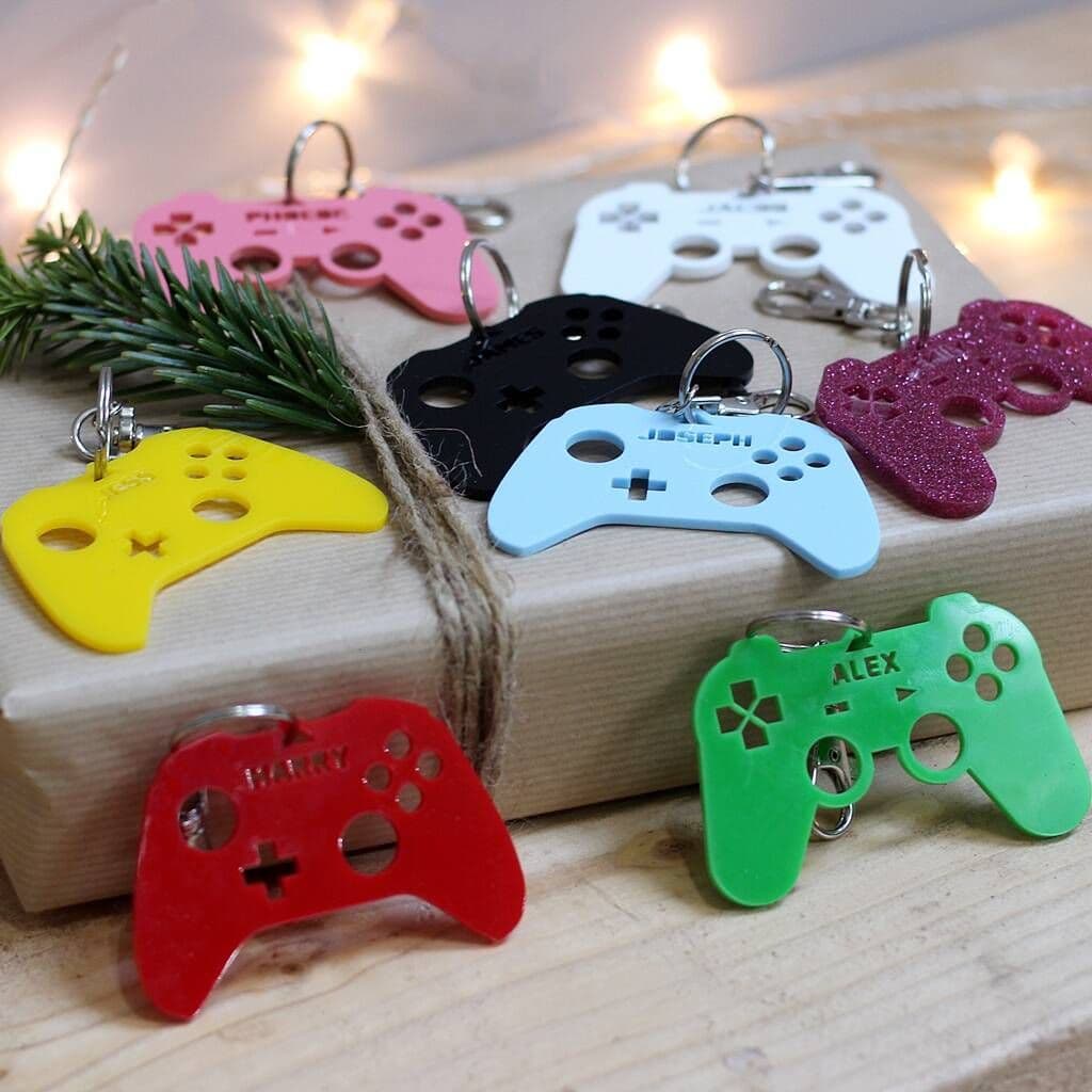 Personalised Gamers Keyring