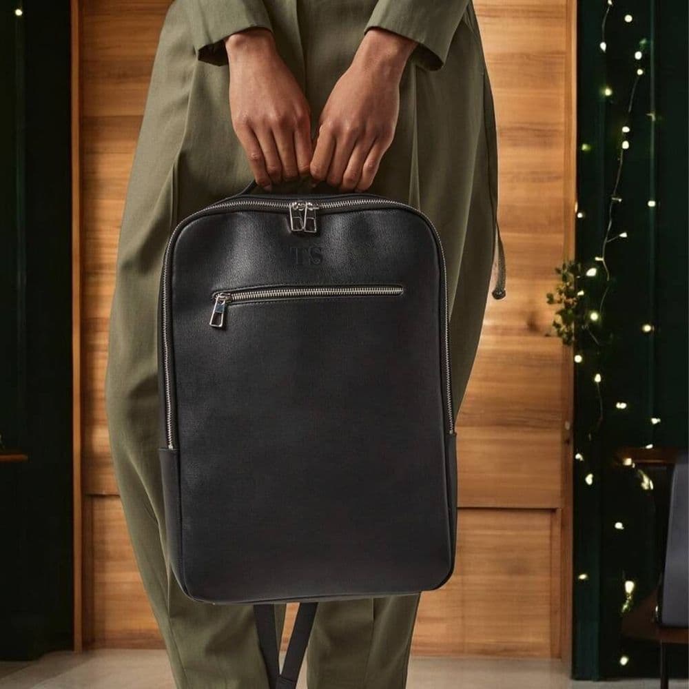 Personalised Tailored Luxe PU Recycled Backpack