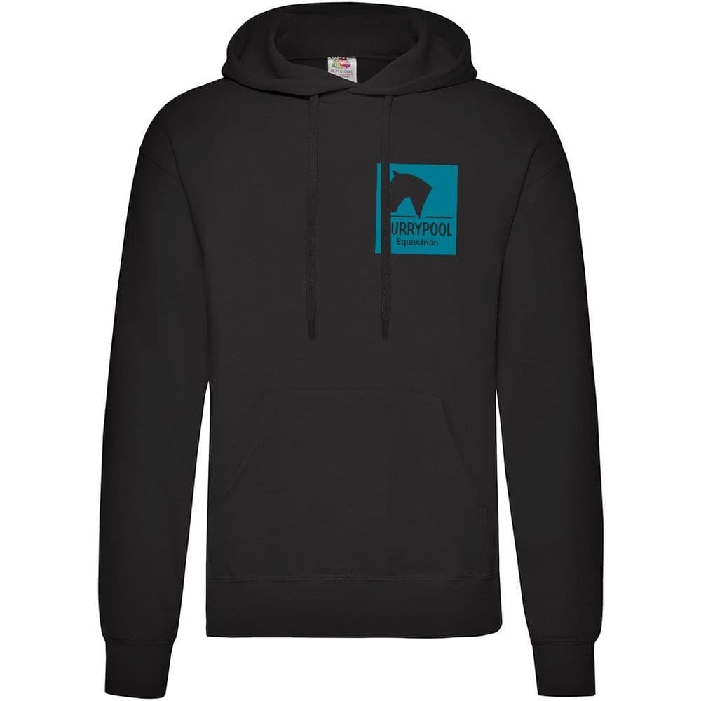 Currypool Equestrian Black Hooded Top