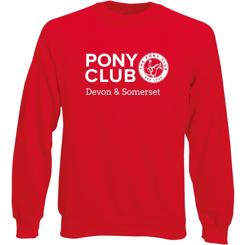 Devon & Somerset Red Pony Club Sweatshirt