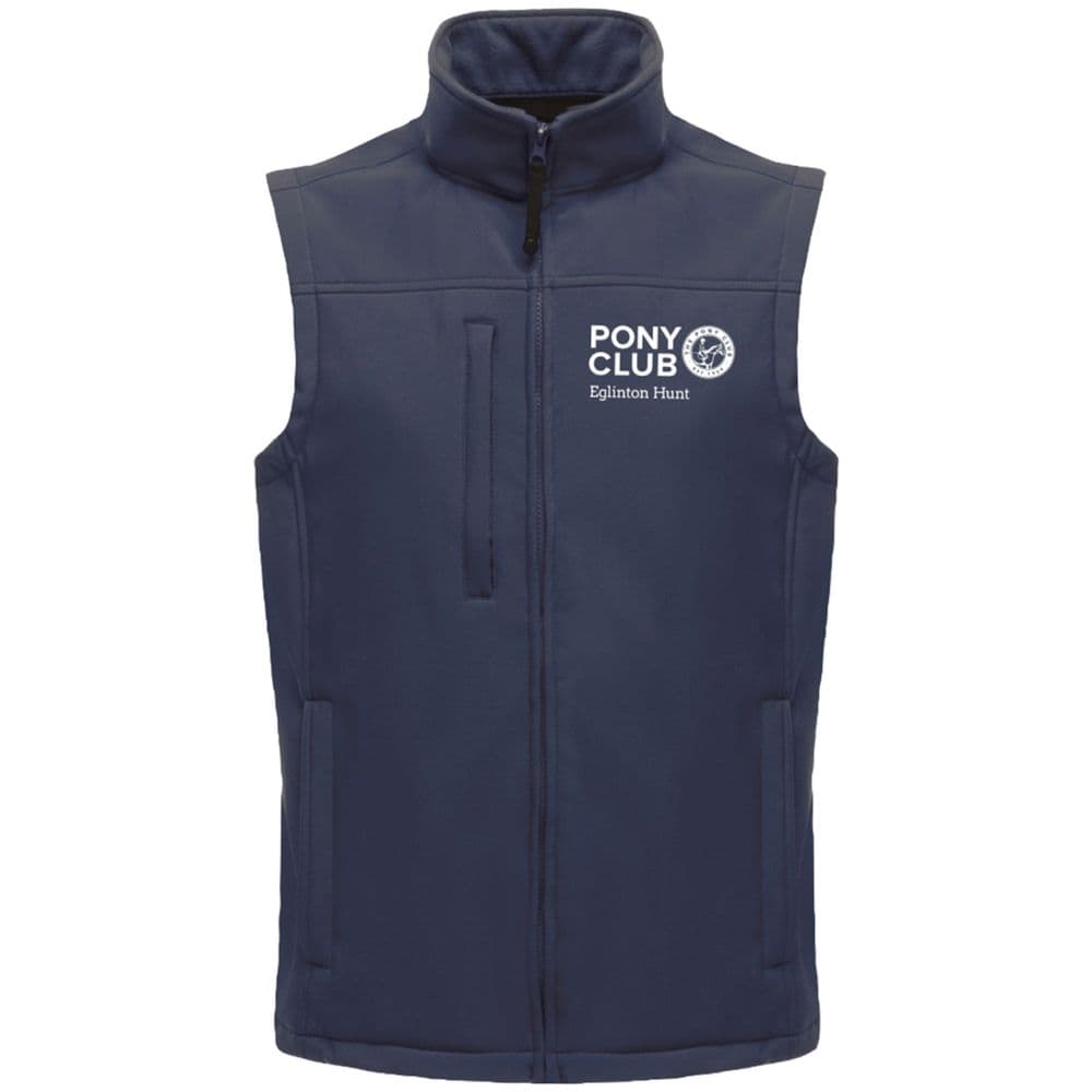 Eglinton Hunt Mens Style Navy Soft Shell Gilet