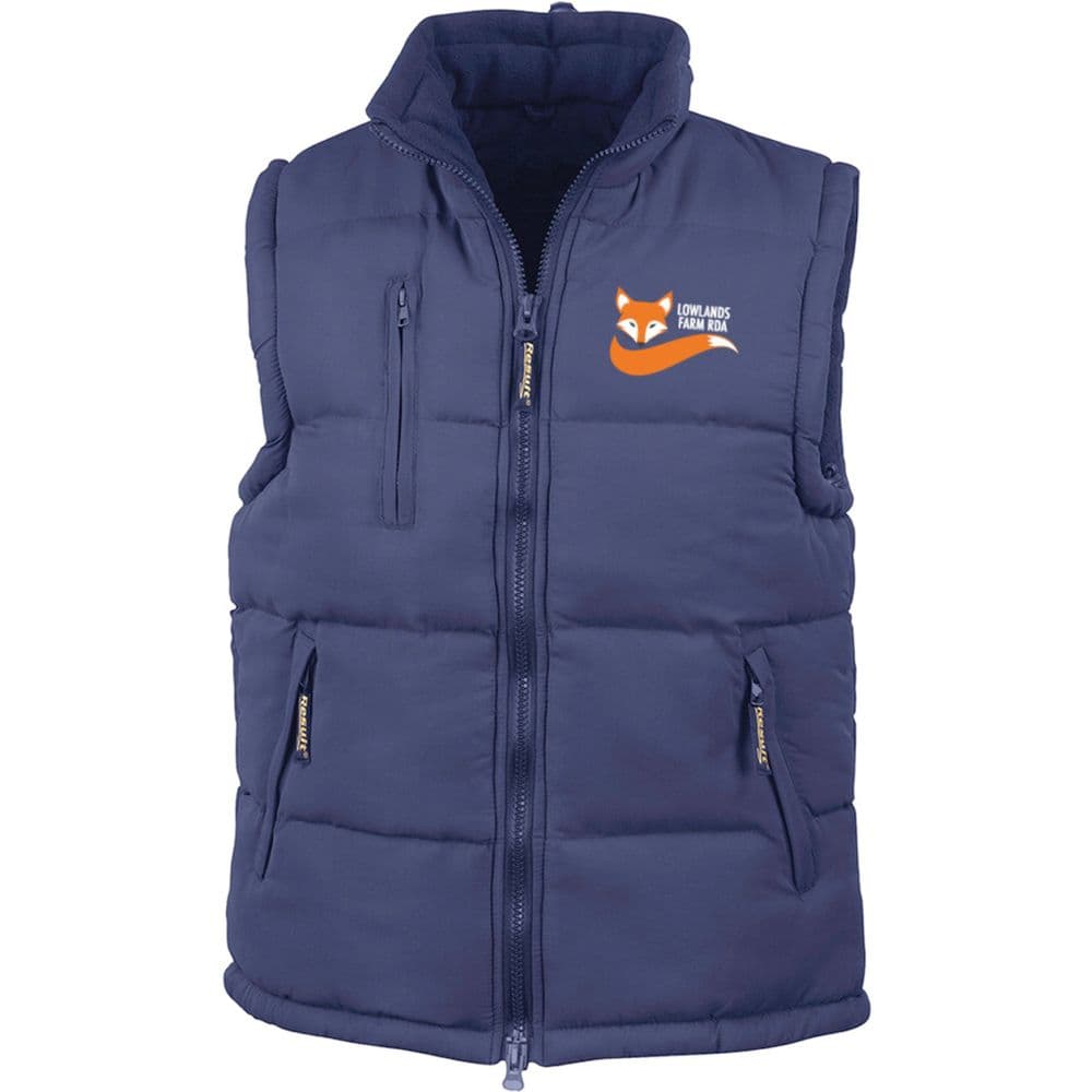 Lowlands Farm RDA Navy Body Warmer