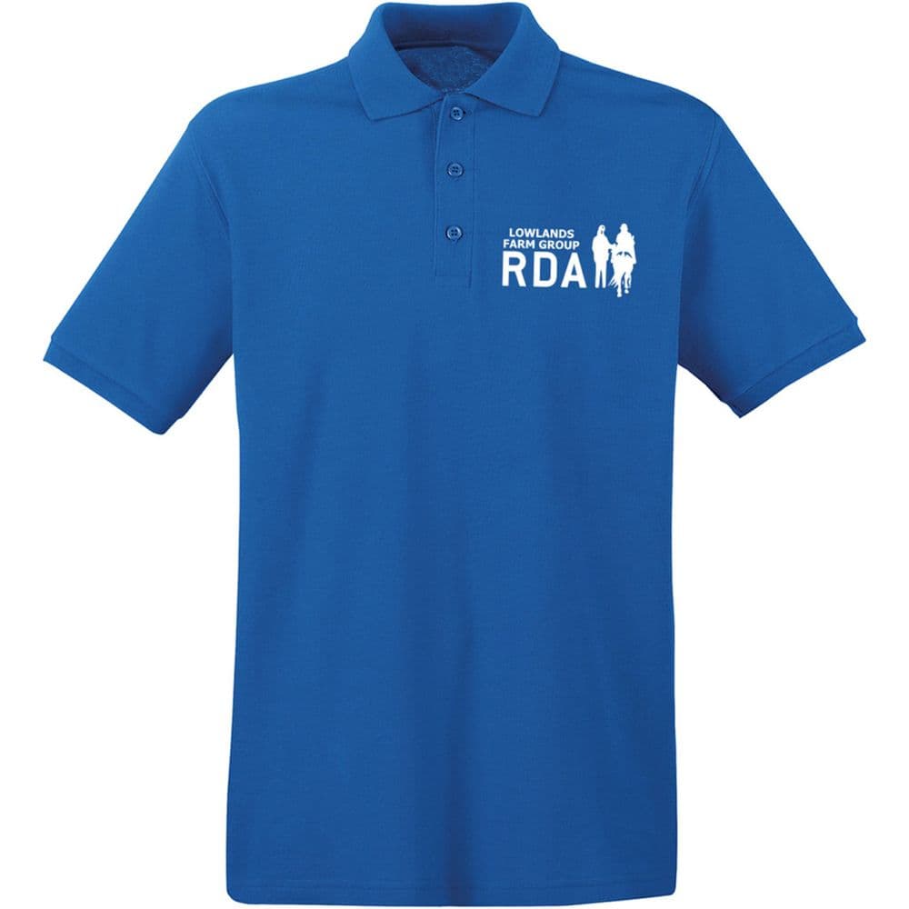 Lowlands Farm RDA Royal Blue Polo Shirt