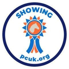 Pony Club Showing Achievement Badge