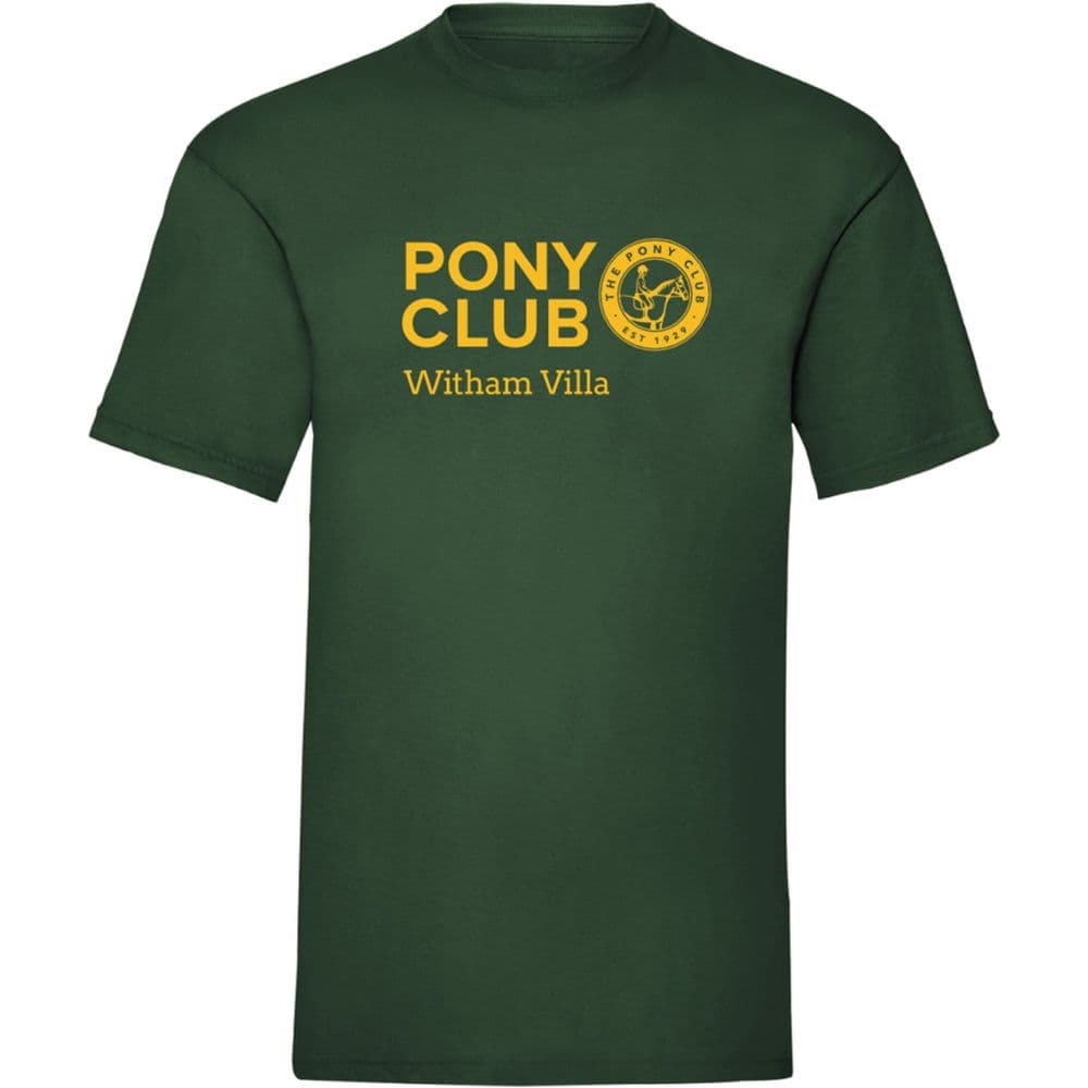 Witham Villa Bottle Green Pony Club T-shirt