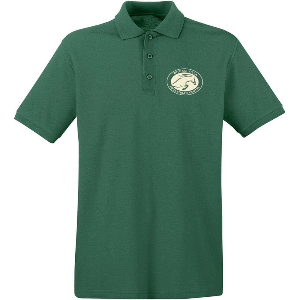 Witham Villa Own Design Bottle Green Polo Shirt