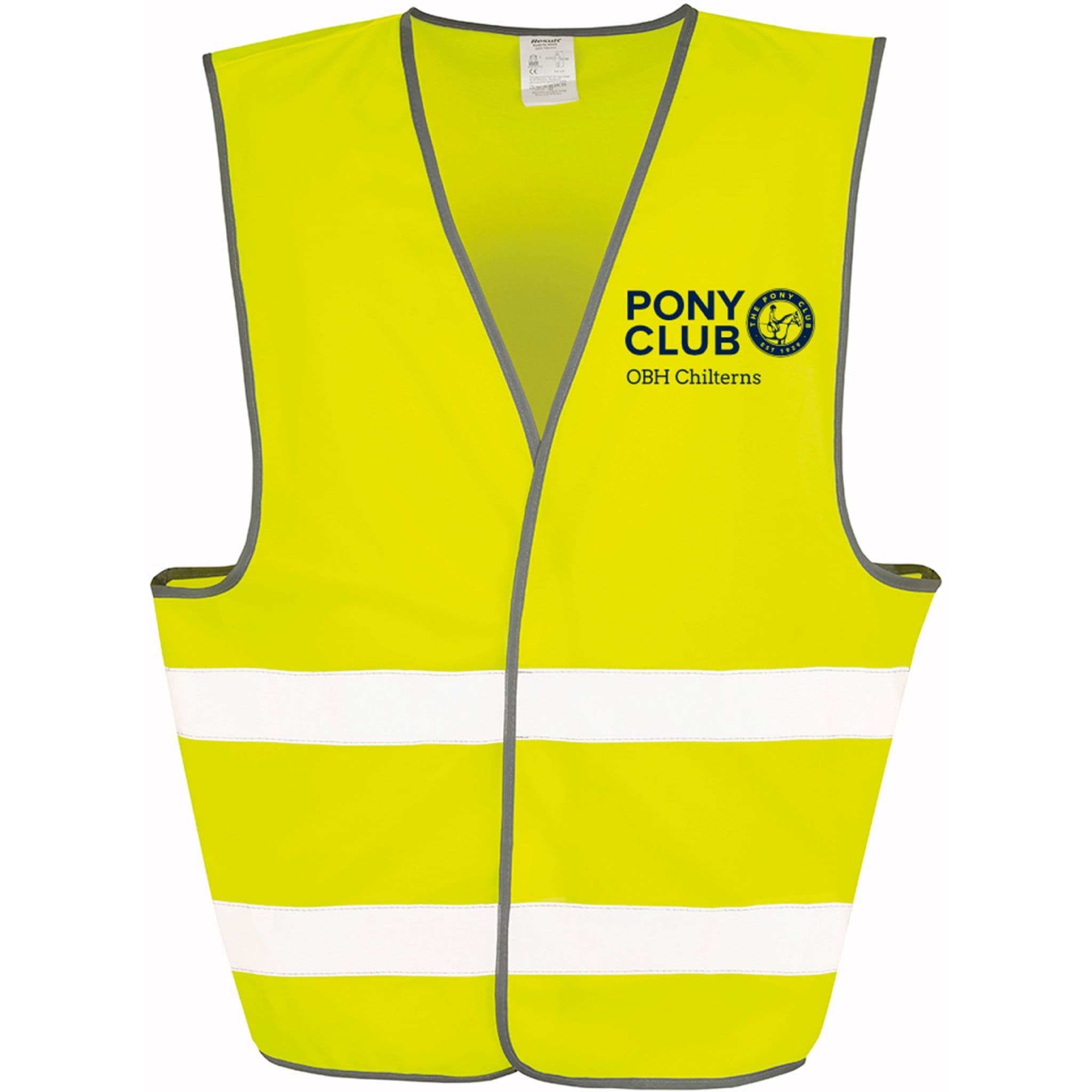Woollaton Equestrian Centre Yellow High Viz Vest