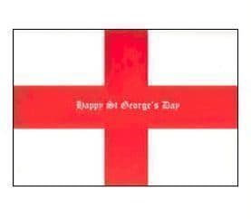 St George's Day greeting cards with St George Cross design