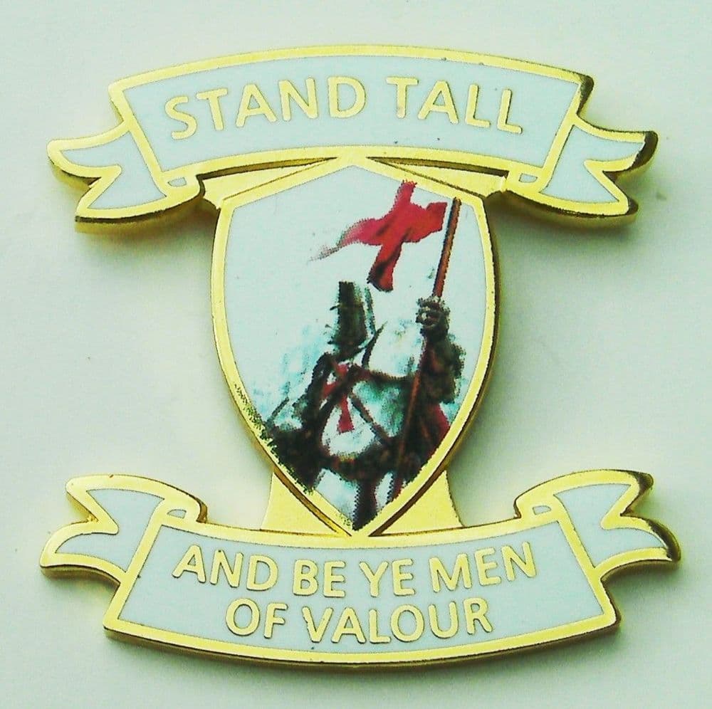 England Badge "Yet Shall Stand"