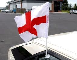 England Car Flag