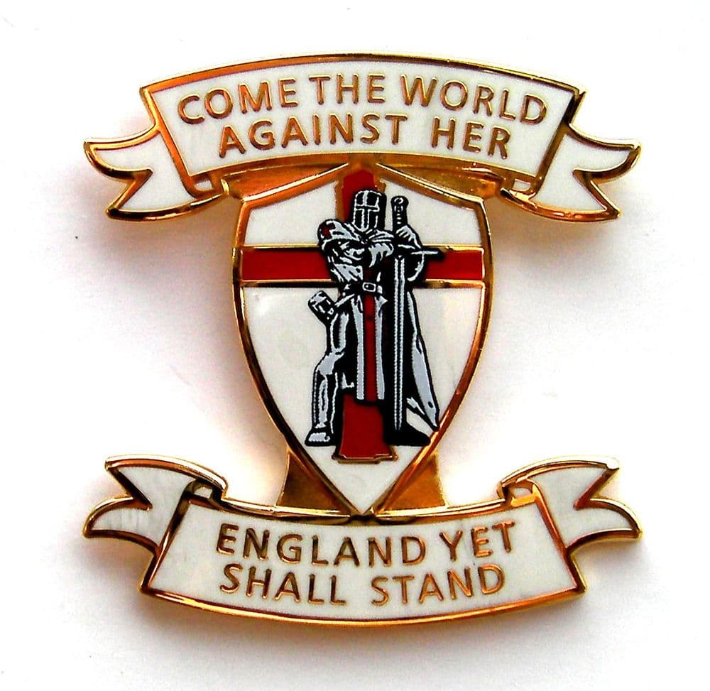 England Badge "Yet Shall Stand"