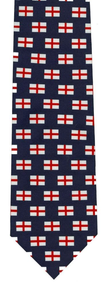 England Tie with Cross of St George design